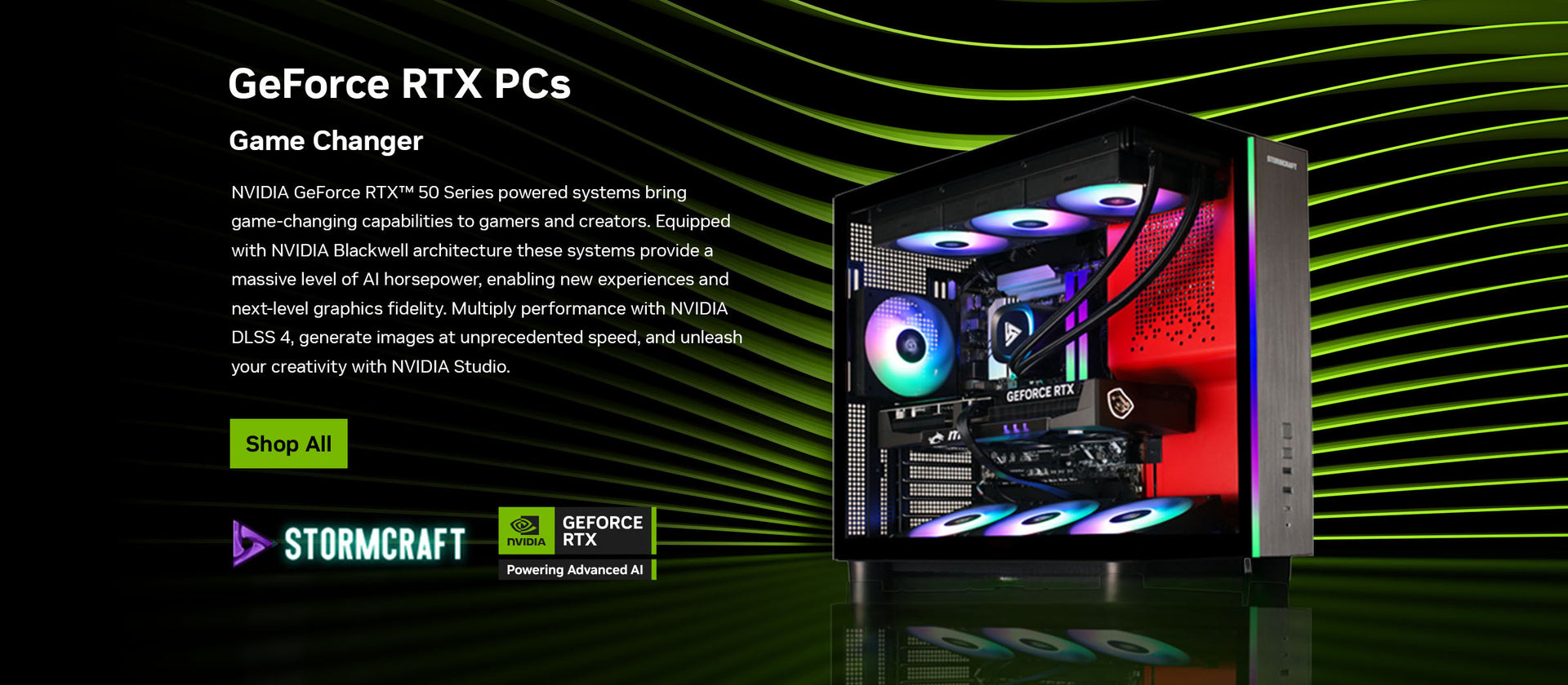 NVIDIA Gaming PCs | GeForce RTX Desktops | STORMCRAFT PC